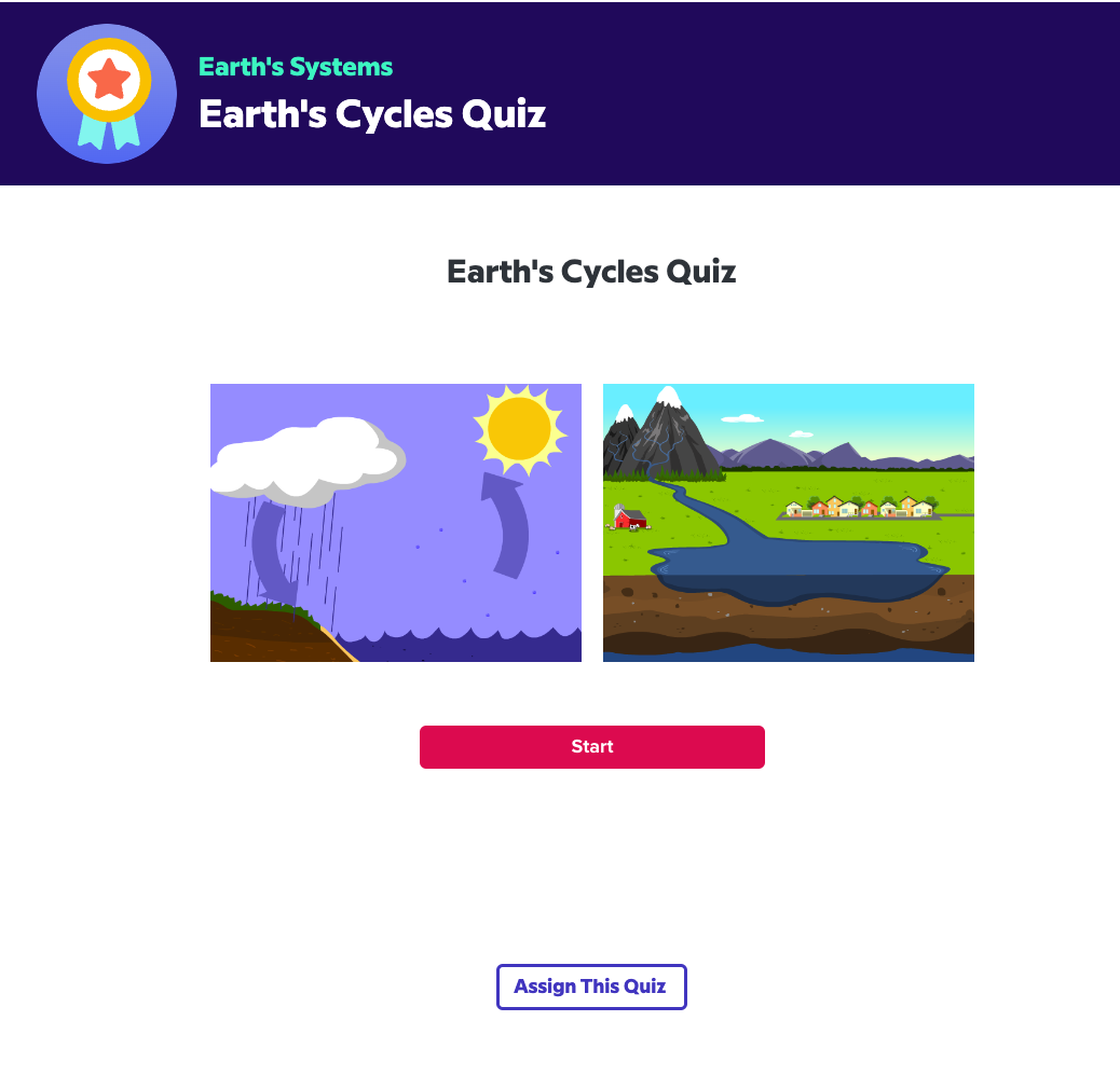 Science Quizzes – Help Center