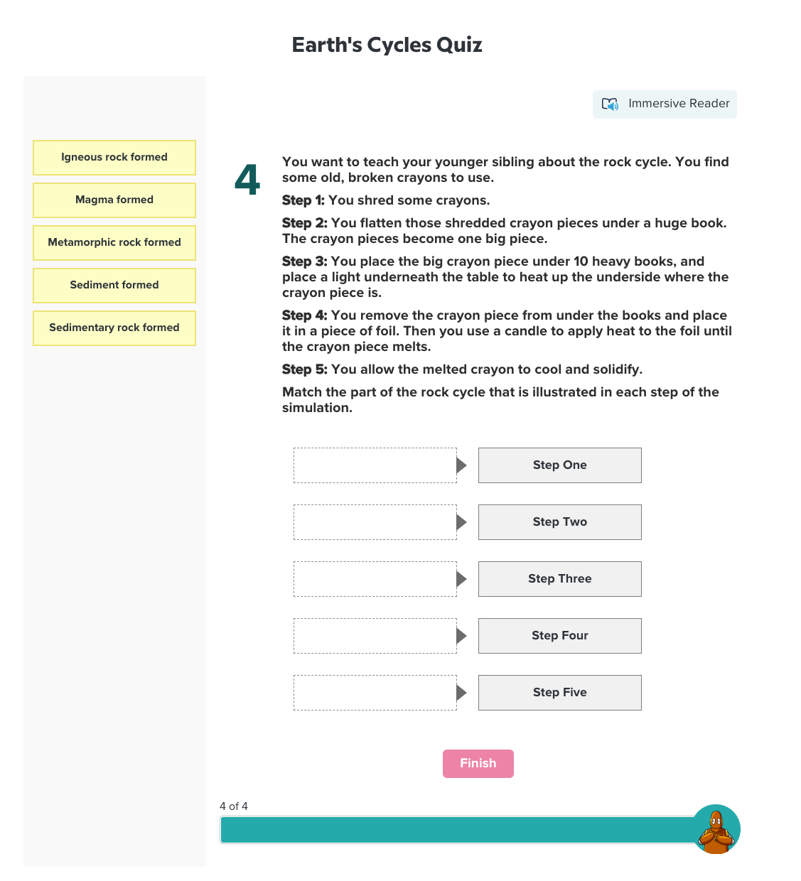 Science Quizzes – Help Center