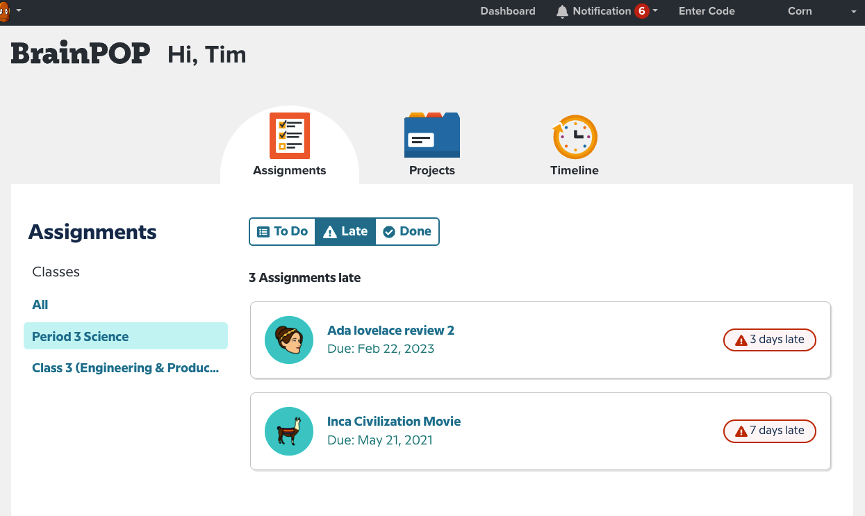 Student Assignments – Help Center