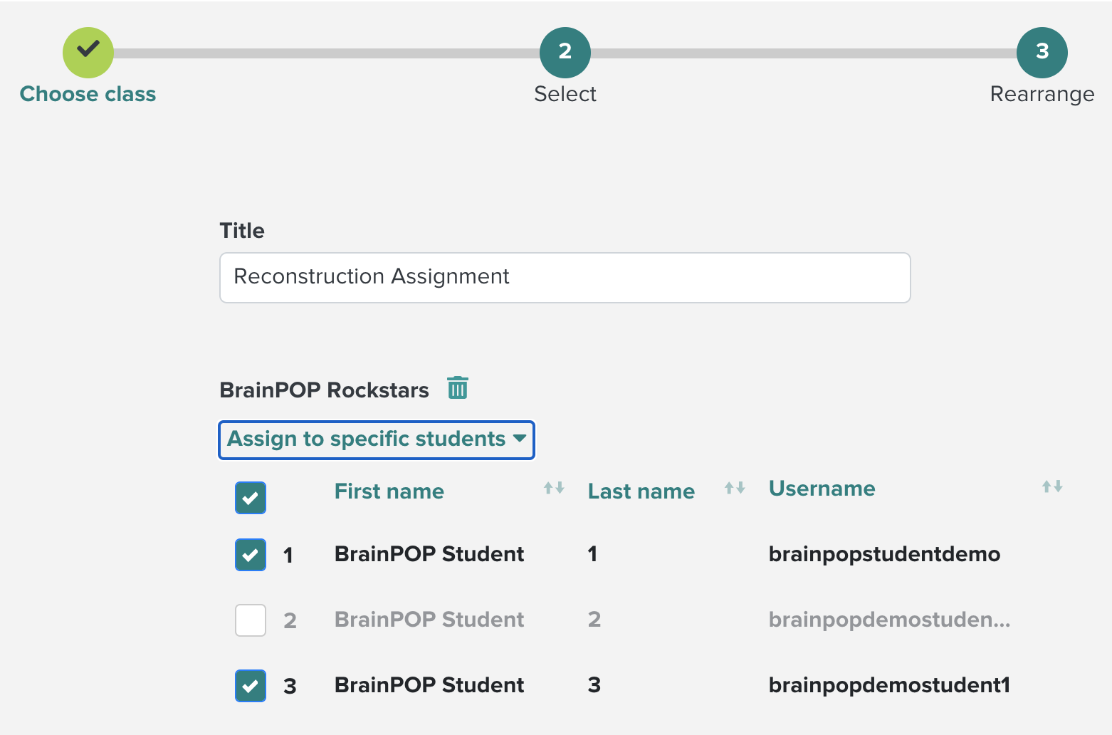 Manage Assignments Help Center