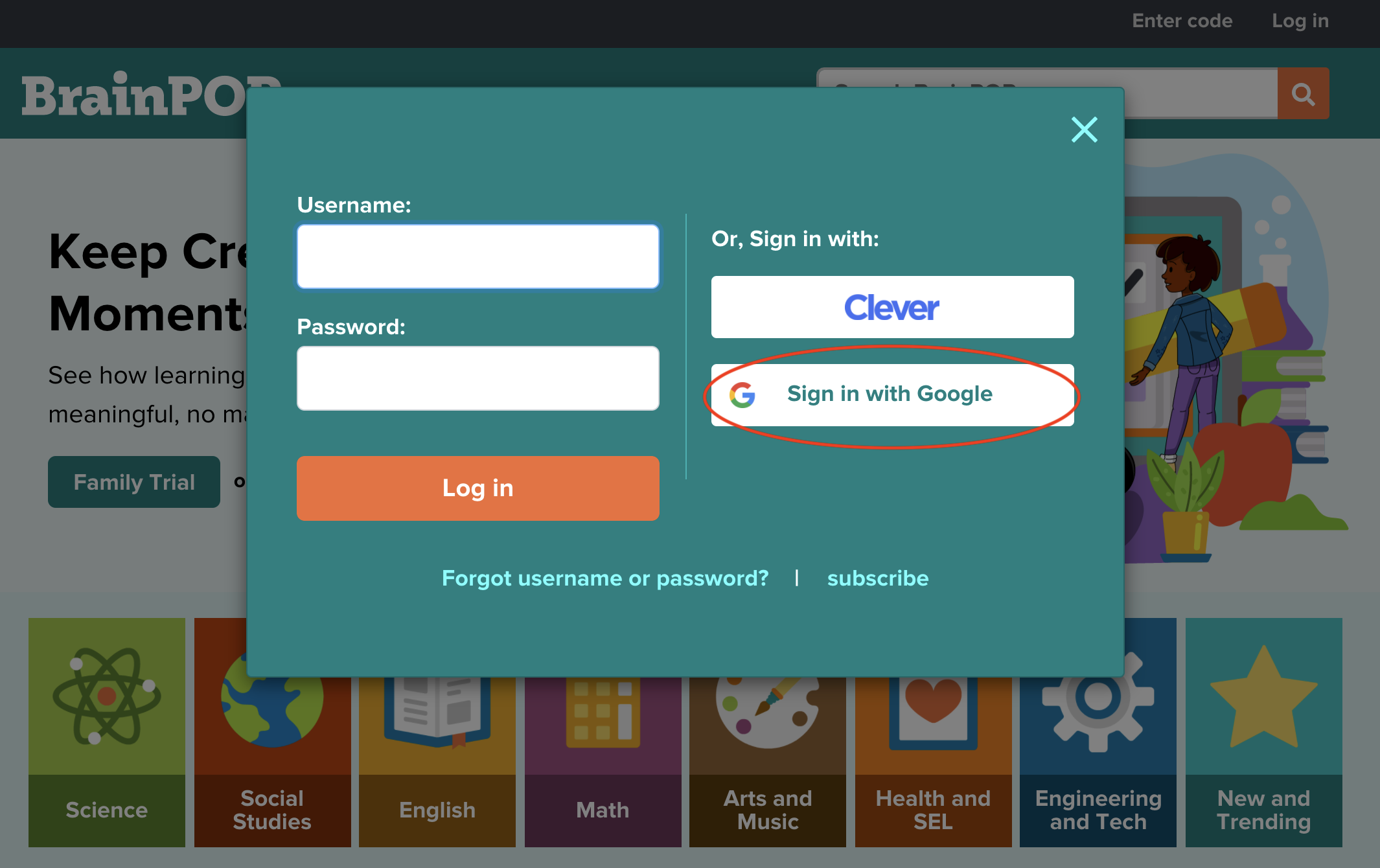 Create Classes and Students with Google SSO – Help Center