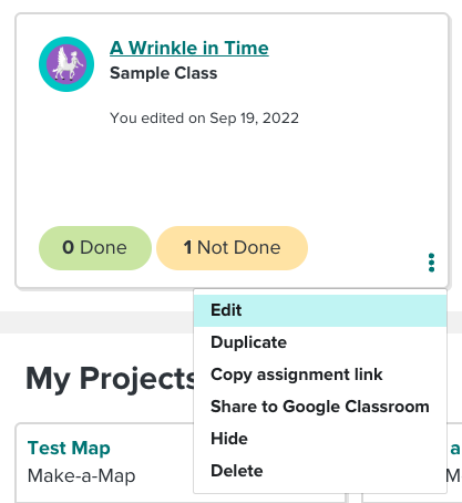 Manage Assignments – Help Center